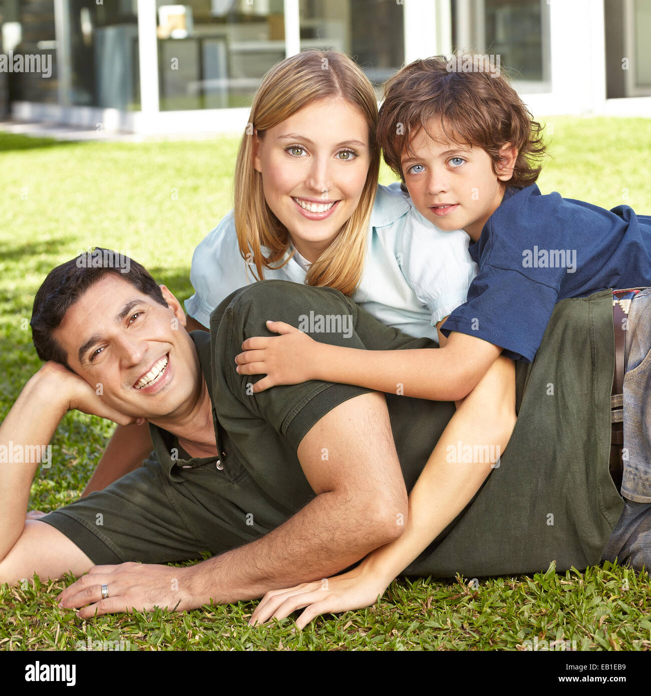 Father mother child hi-res stock photography and images - Alamy