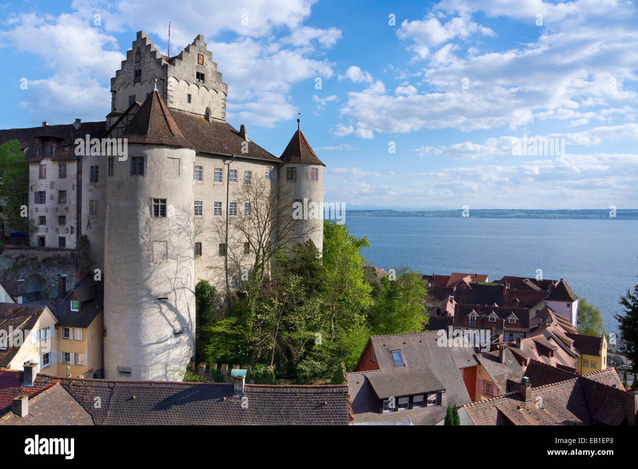 Burg Meersburg, Old Castle and the old town of Meersburg, Lake ...