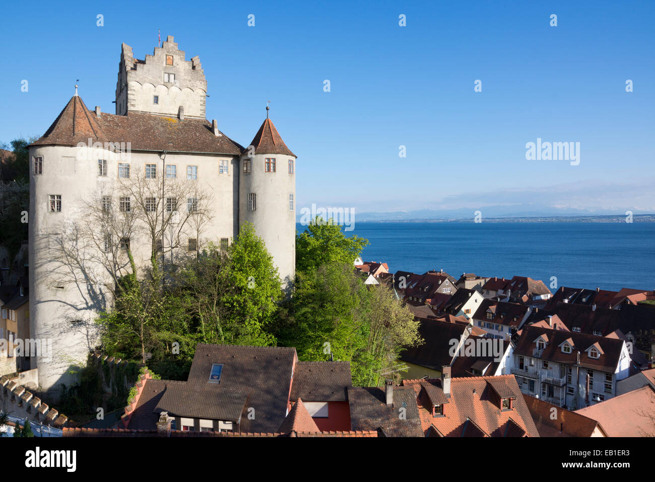 Burg Meersburg, Old Castle and the old town of Meersburg, Lake ...
