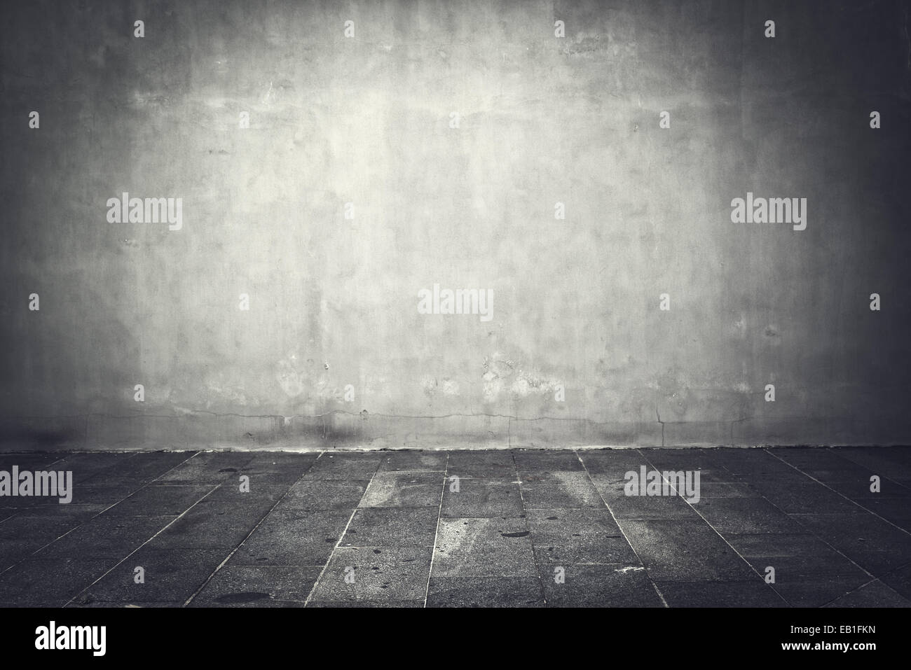 Wide grunge vintage background, empty room interior as backdrop Stock ...