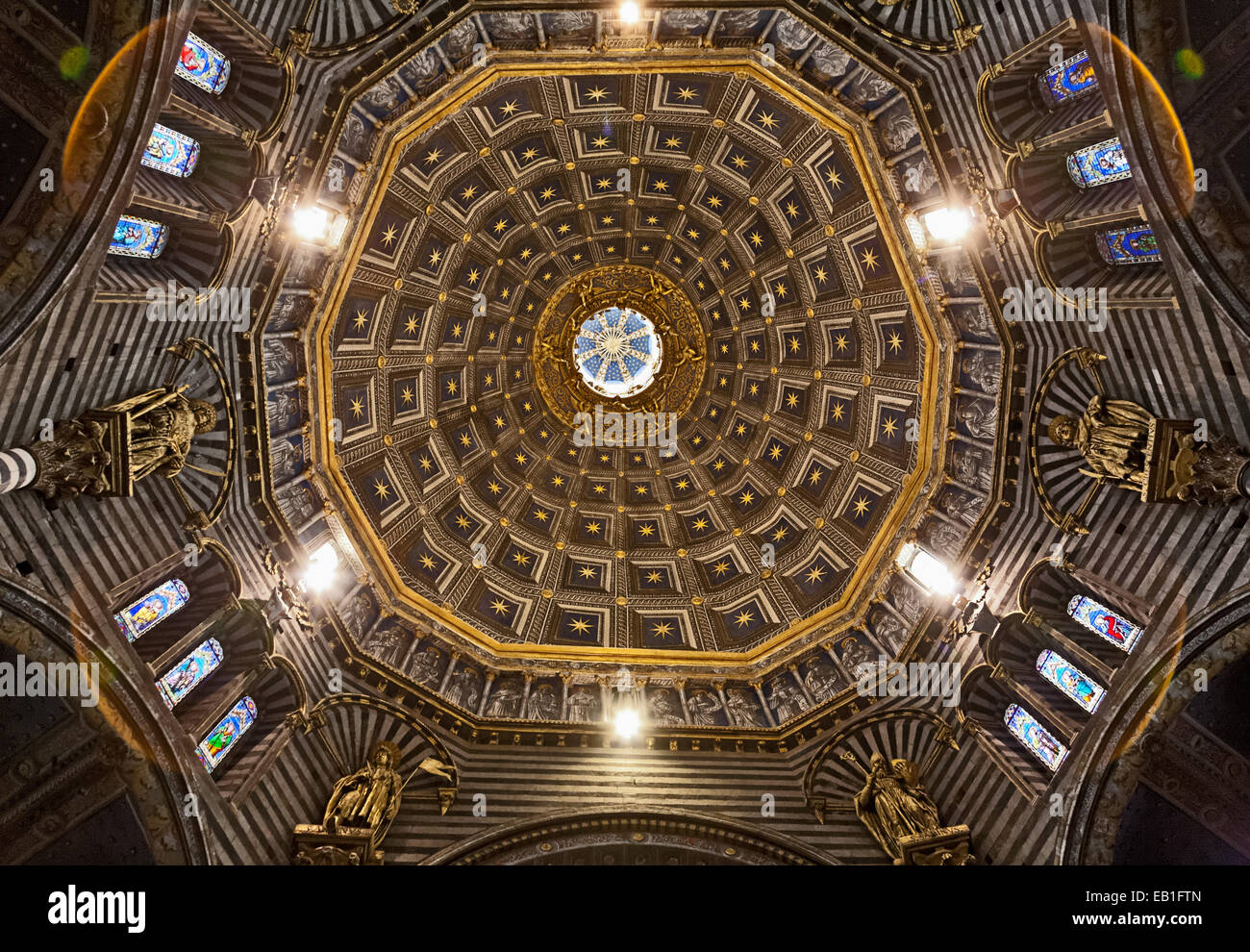 Siena cathedral interior dome hi-res stock photography and images - Alamy