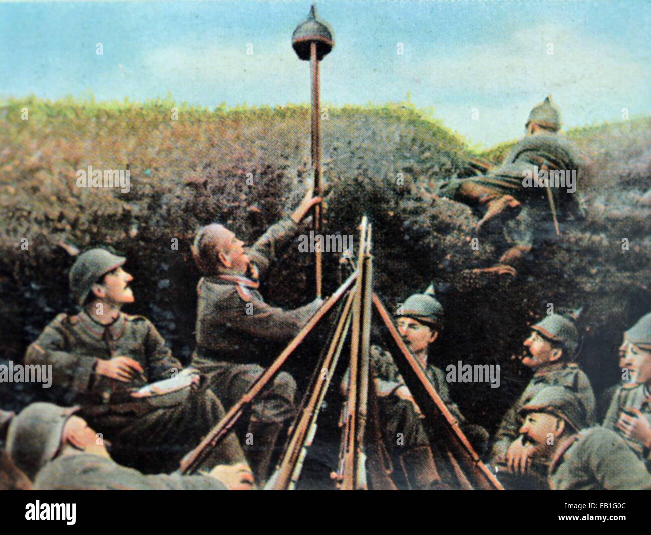 World War 1 German Soldiers Color