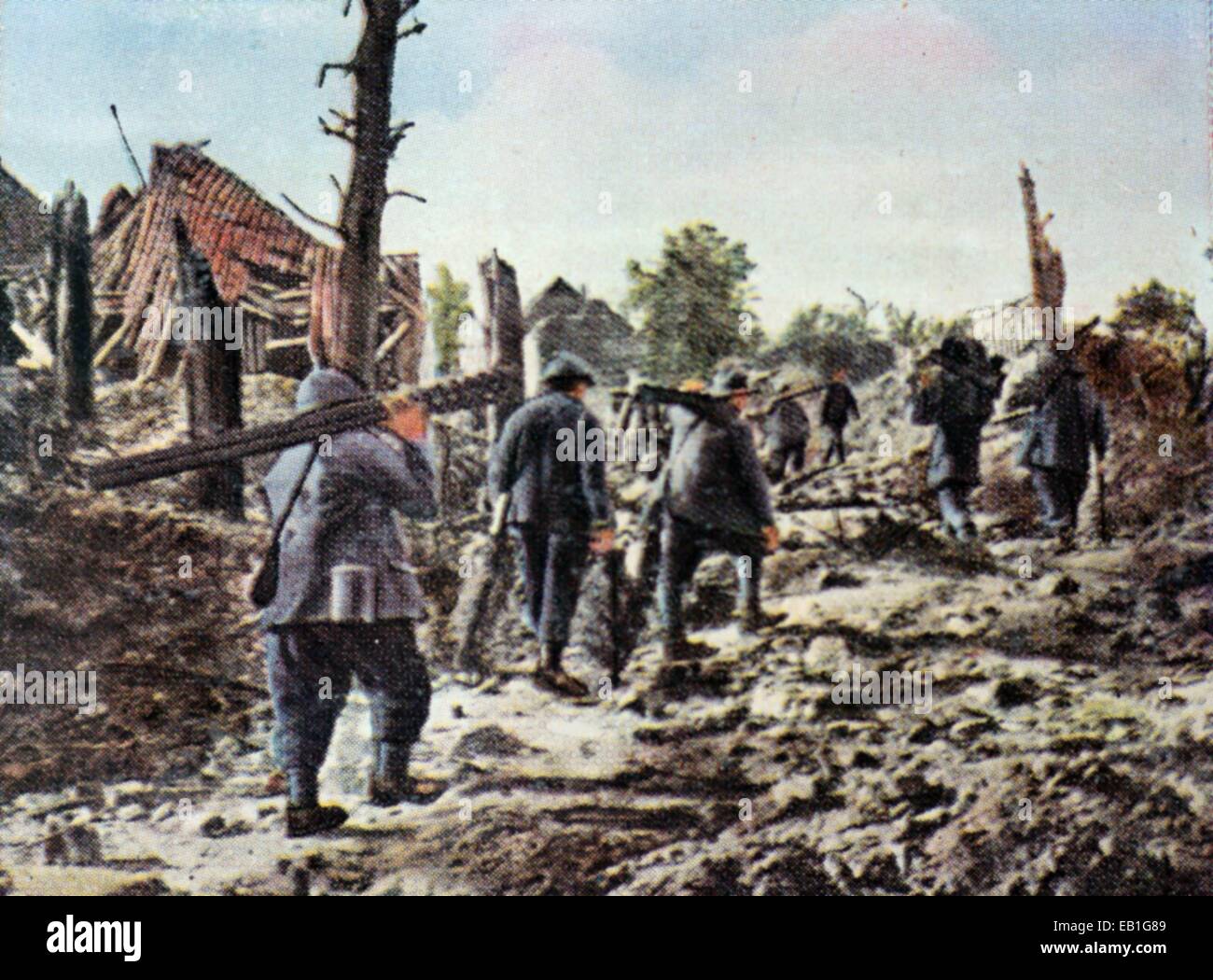 1914 1918 trench warfare colour hi-res stock photography and images - Alamy