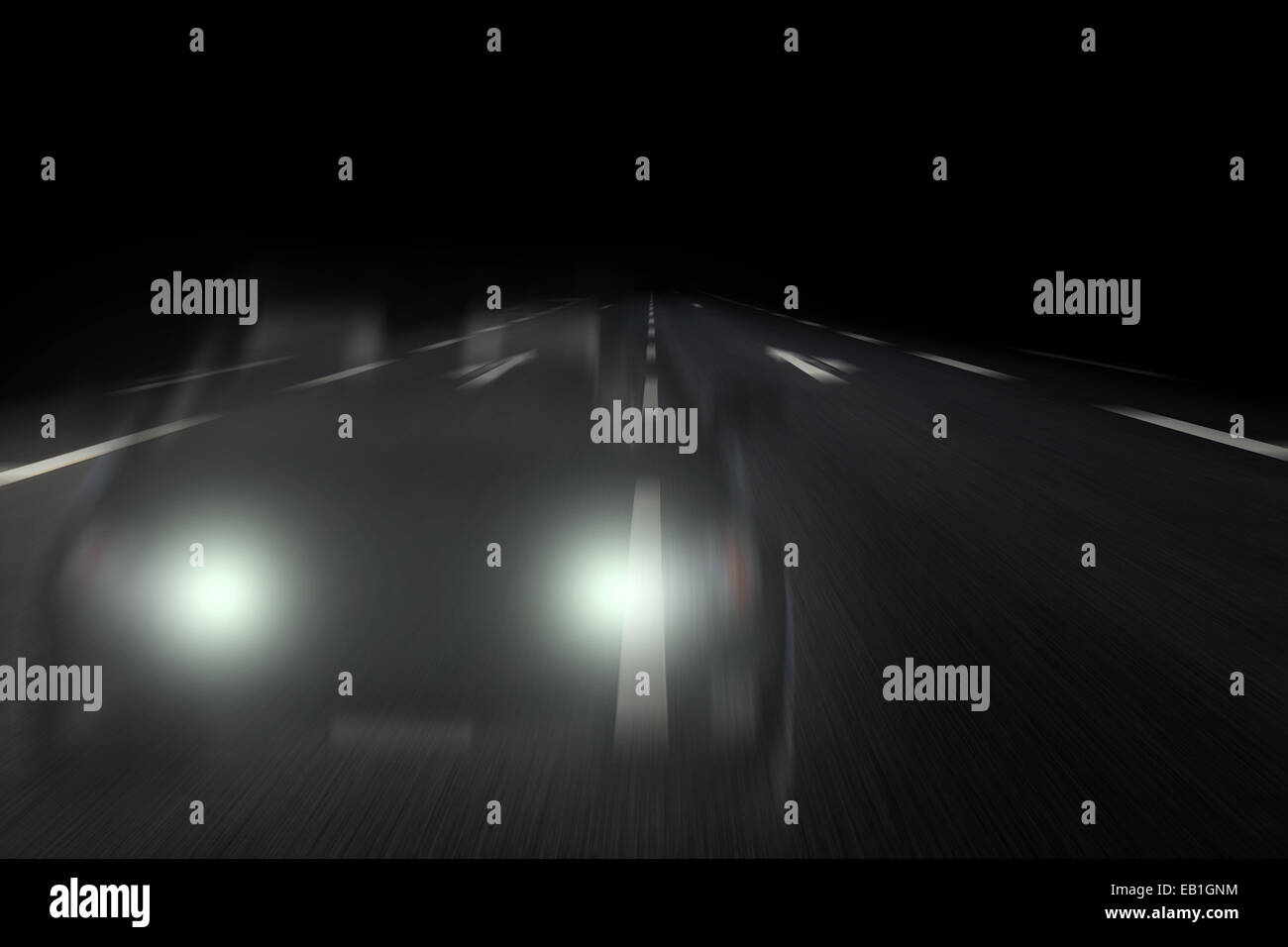 Highway night accident hi-res stock photography and images - Alamy