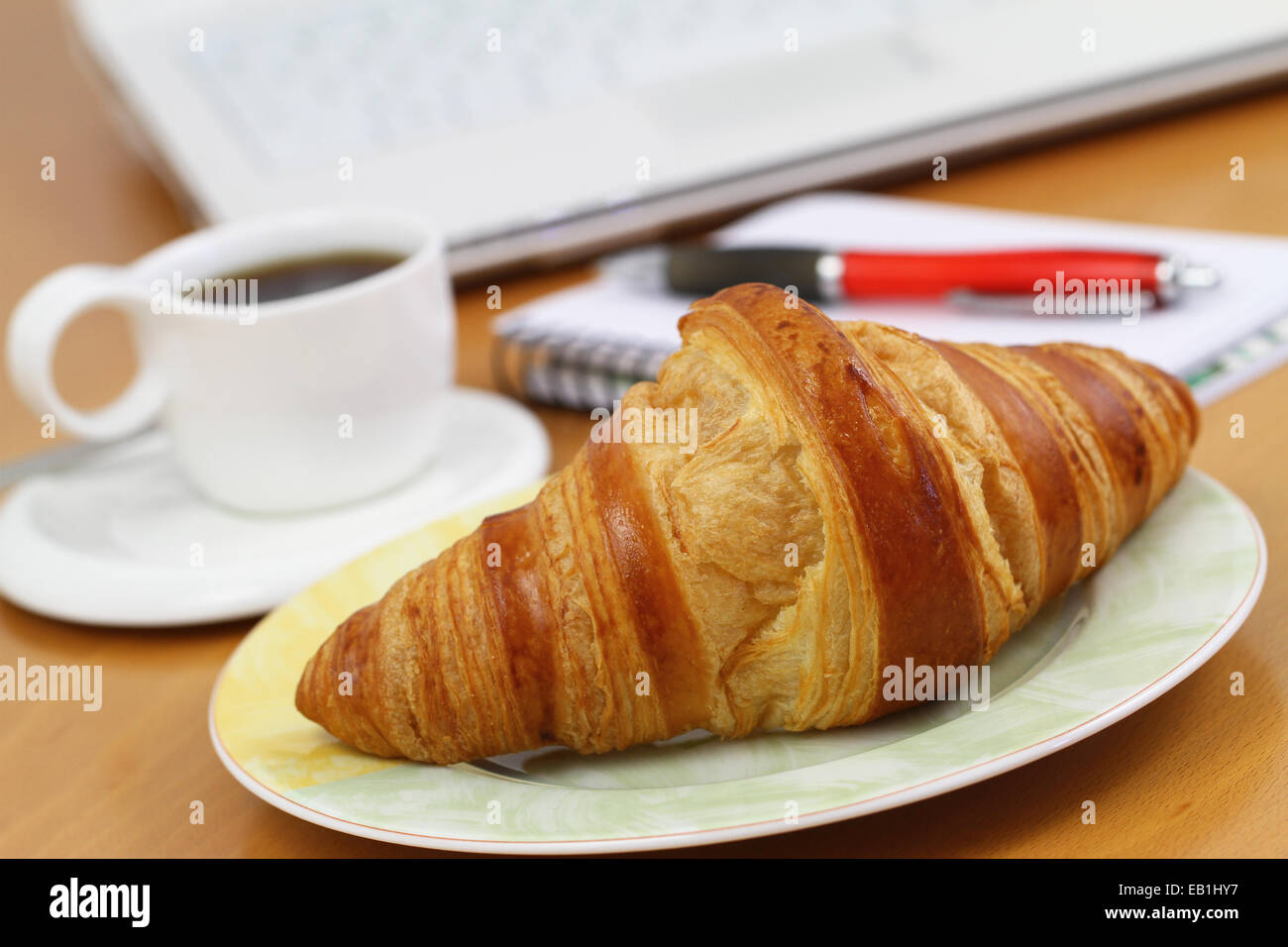 Croissant office hi-res stock photography and images - Alamy