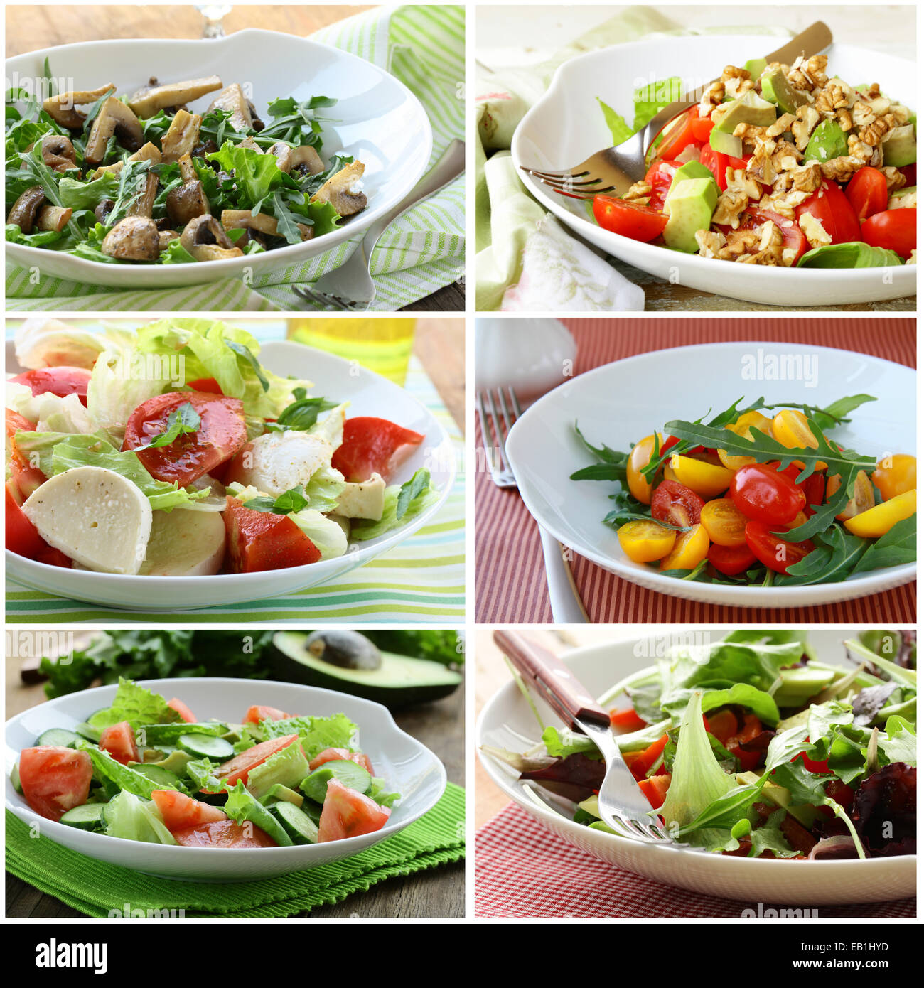 Food menu collage hi-res stock photography and images - Alamy