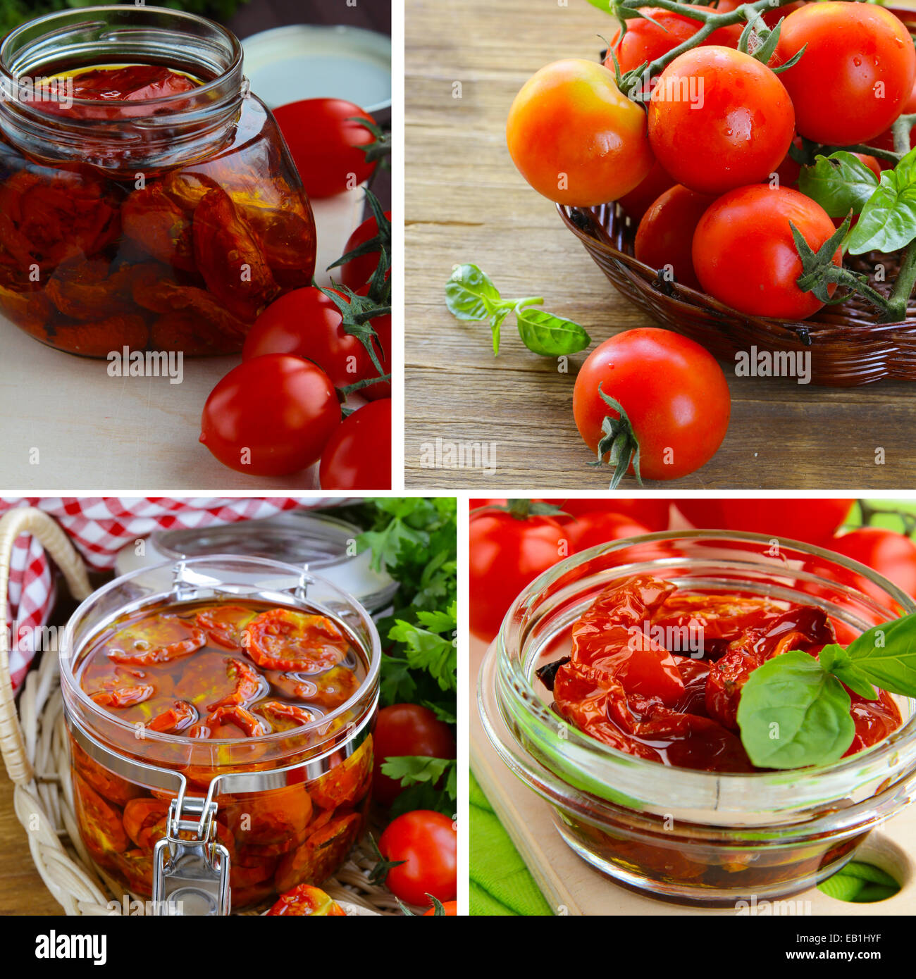Tomatoes collage hi-res stock photography and images - Alamy