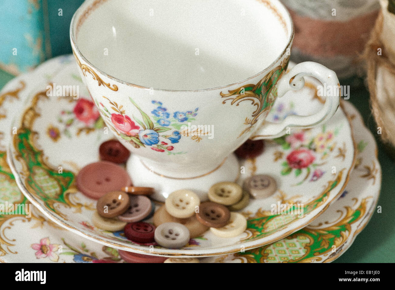 Teacup plate hi-res stock photography and images - Alamy