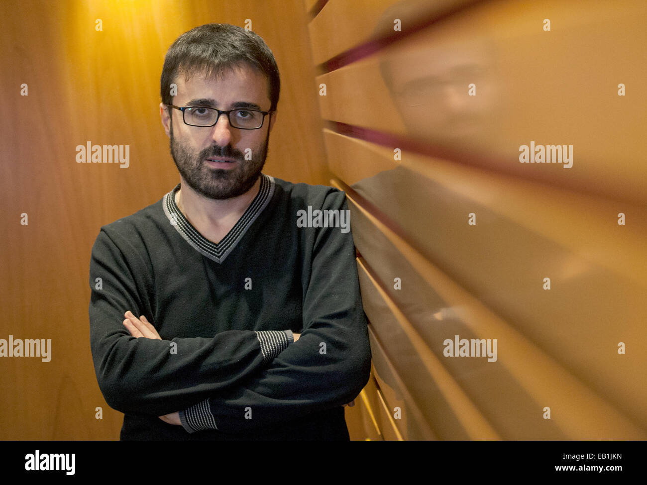 Berlin, Germany. 20th Nov, 2014. Turkish referee Halil Dincdag poses ...