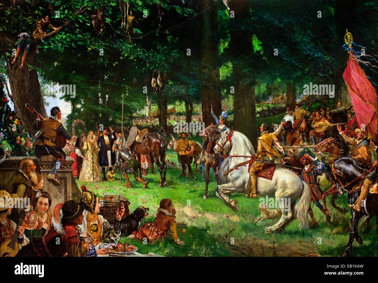 The Marriage of Camacho ( Cervantes Don Quixote ) by José Moreno ...