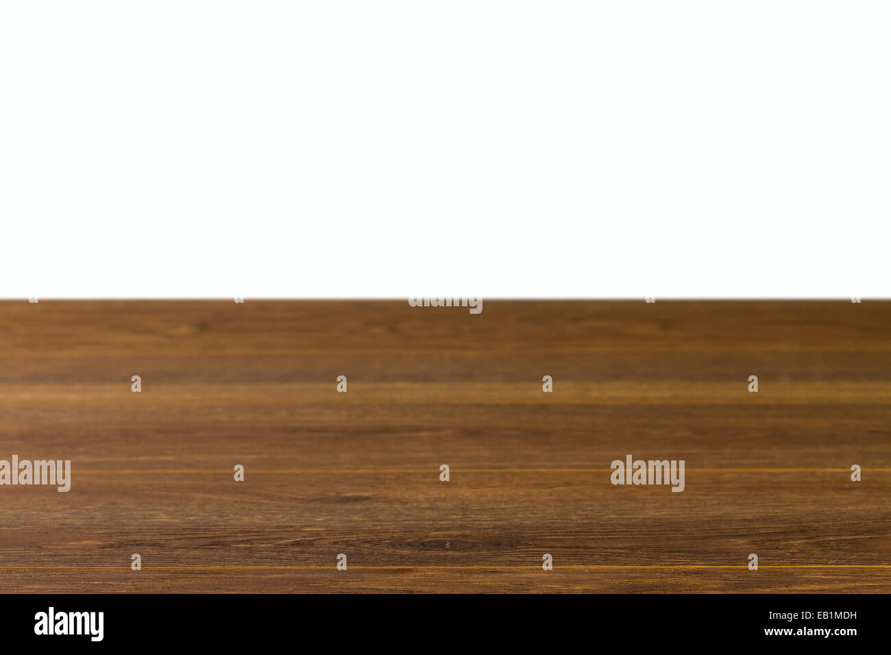 perspective of wooden boards on white background Stock Photo - Alamy