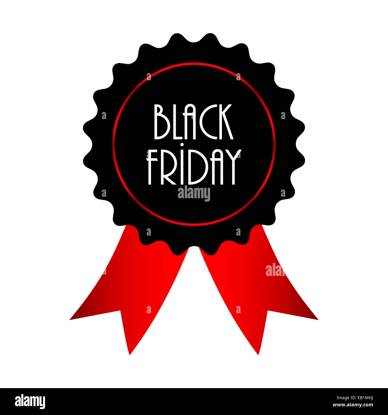 vector Black Friday label Stock Photo - Alamy