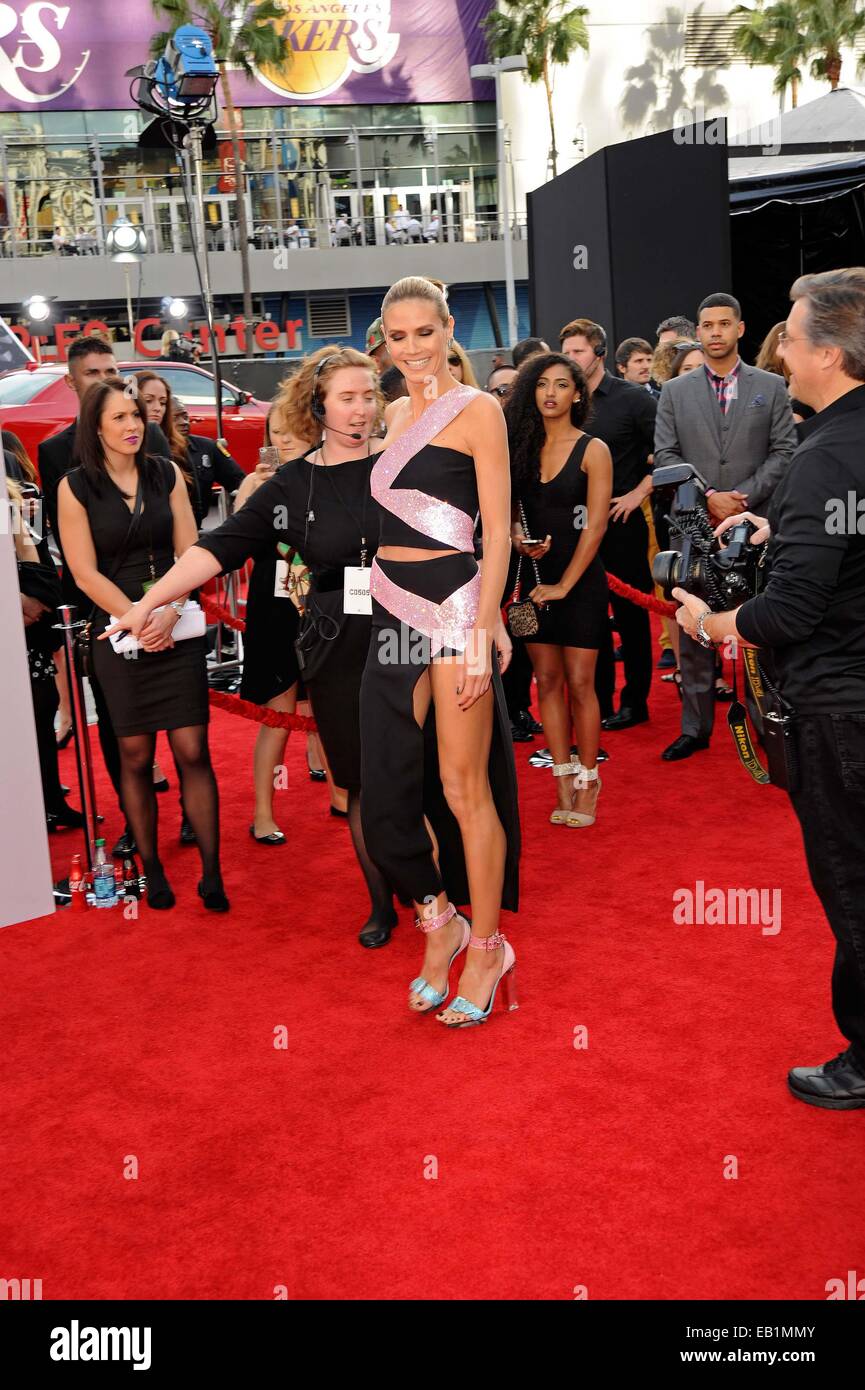 Los Angeles, CA, USA. 23rd Nov, 2014. Heidi Klum .American Music Awards ...