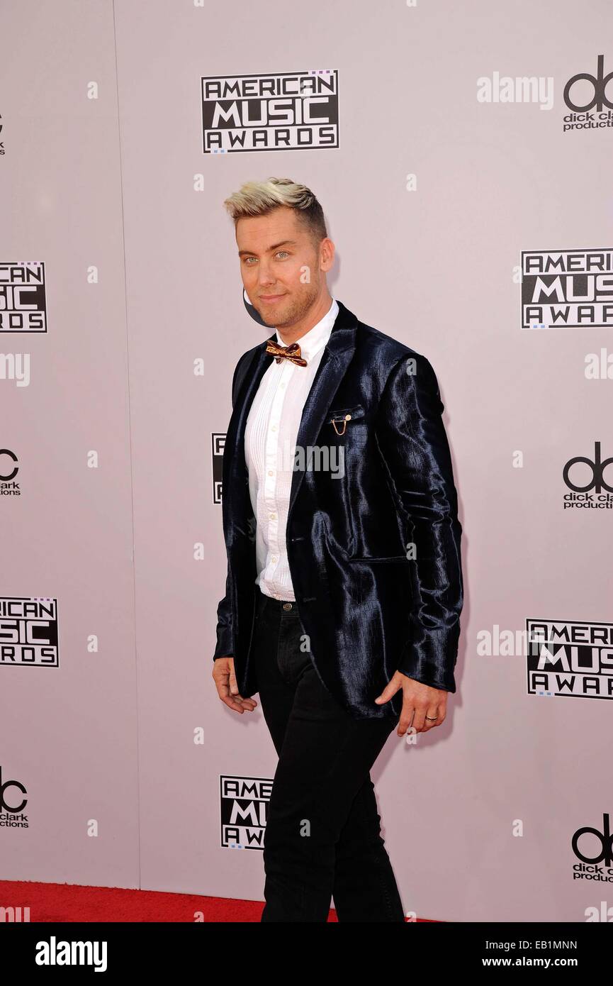 Los Angeles, CA, USA. 23rd Nov, 2014. Lance Bass .American Music Awards ...