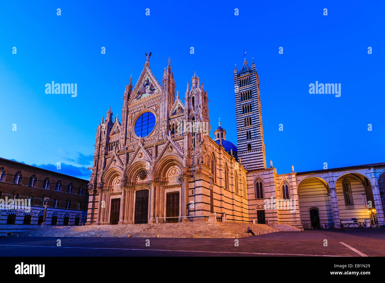 Siena the duomo and its bell tower hi-res stock photography and images ...