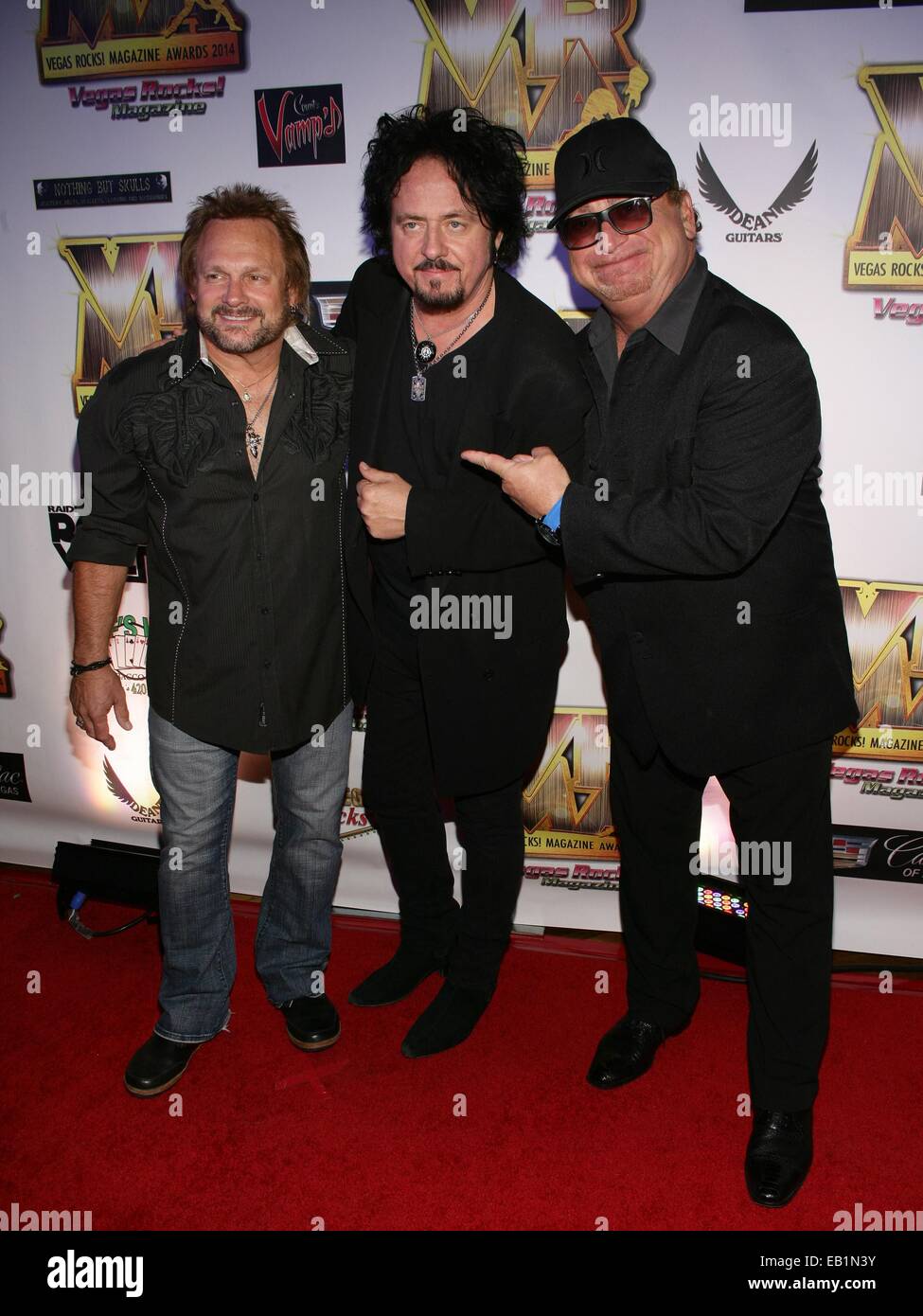 Las Vegas, NV, USA. 23rd Nov, 2014. Michael Anthony, Steve Lukather ...