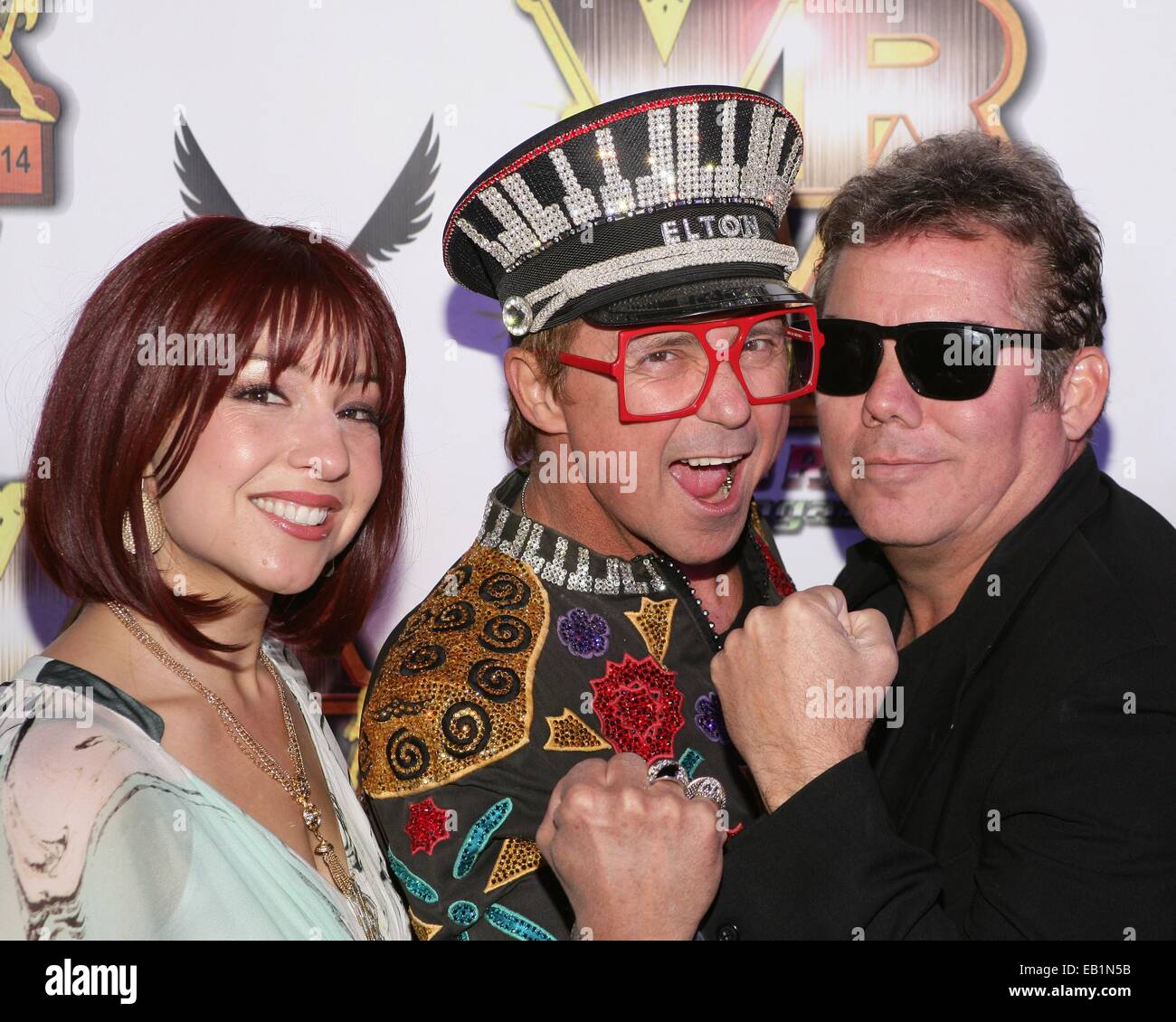 Las Vegas, NV, USA. 23rd Nov, 2014. Guest, Joey Riedel (Elton John ...