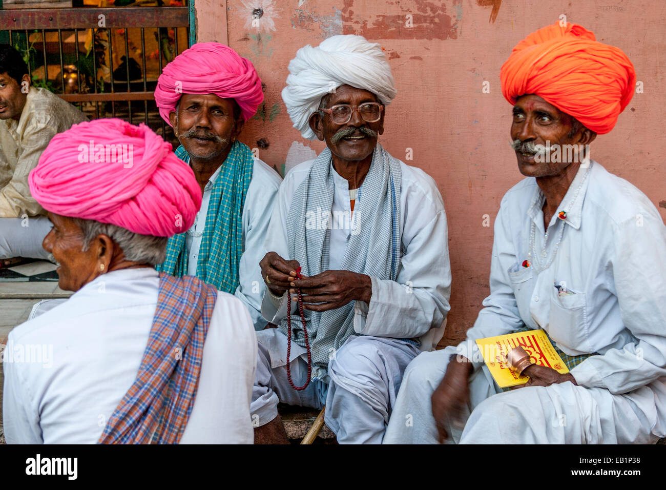 Local People, Pushkar, Rajasthan, India Stock Photo - Alamy