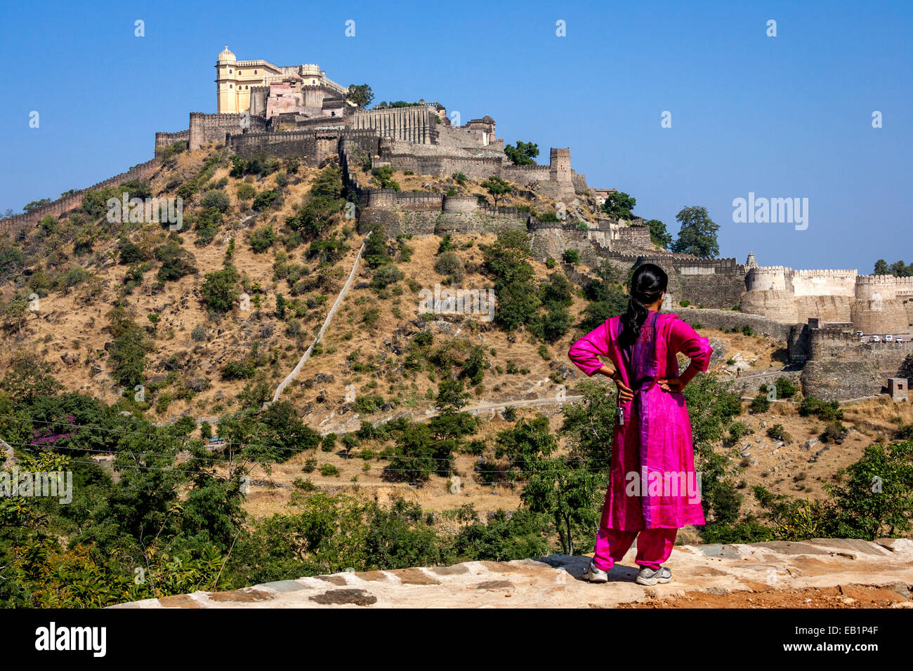 Kumbhalgarh Fort, near Udaipur, Rajasthan, India Stock Photo - Alamy