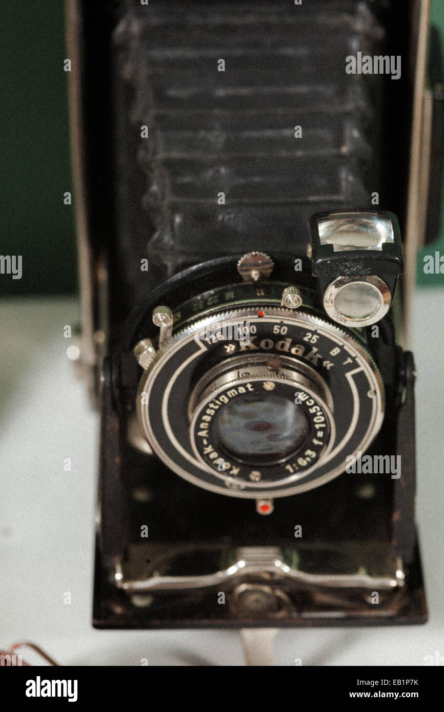 Vintage, antique, black camera Stock Photo - Alamy