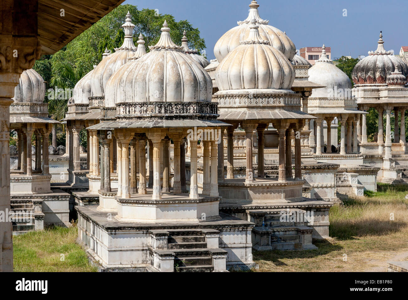 The Ahar Cenotaphs, Udaipur, Rajasthan, India Stock Photo - Alamy