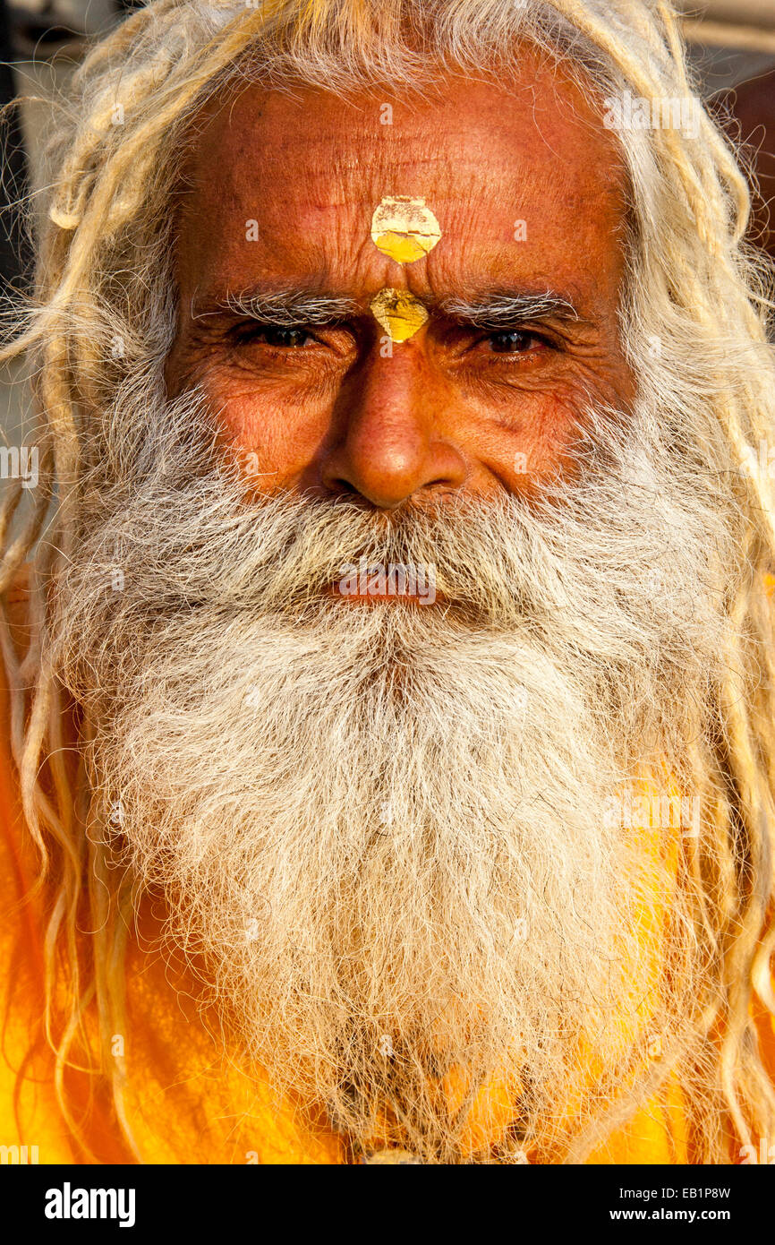 Sadhu face hi-res stock photography and images - Alamy