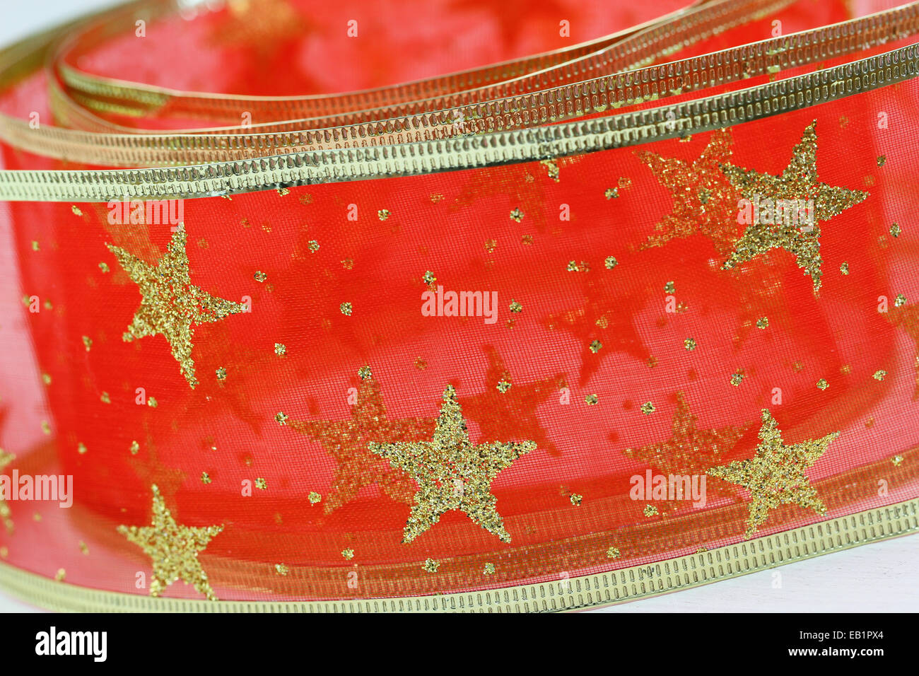 Shiny red ribbon hi-res stock photography and images - Alamy