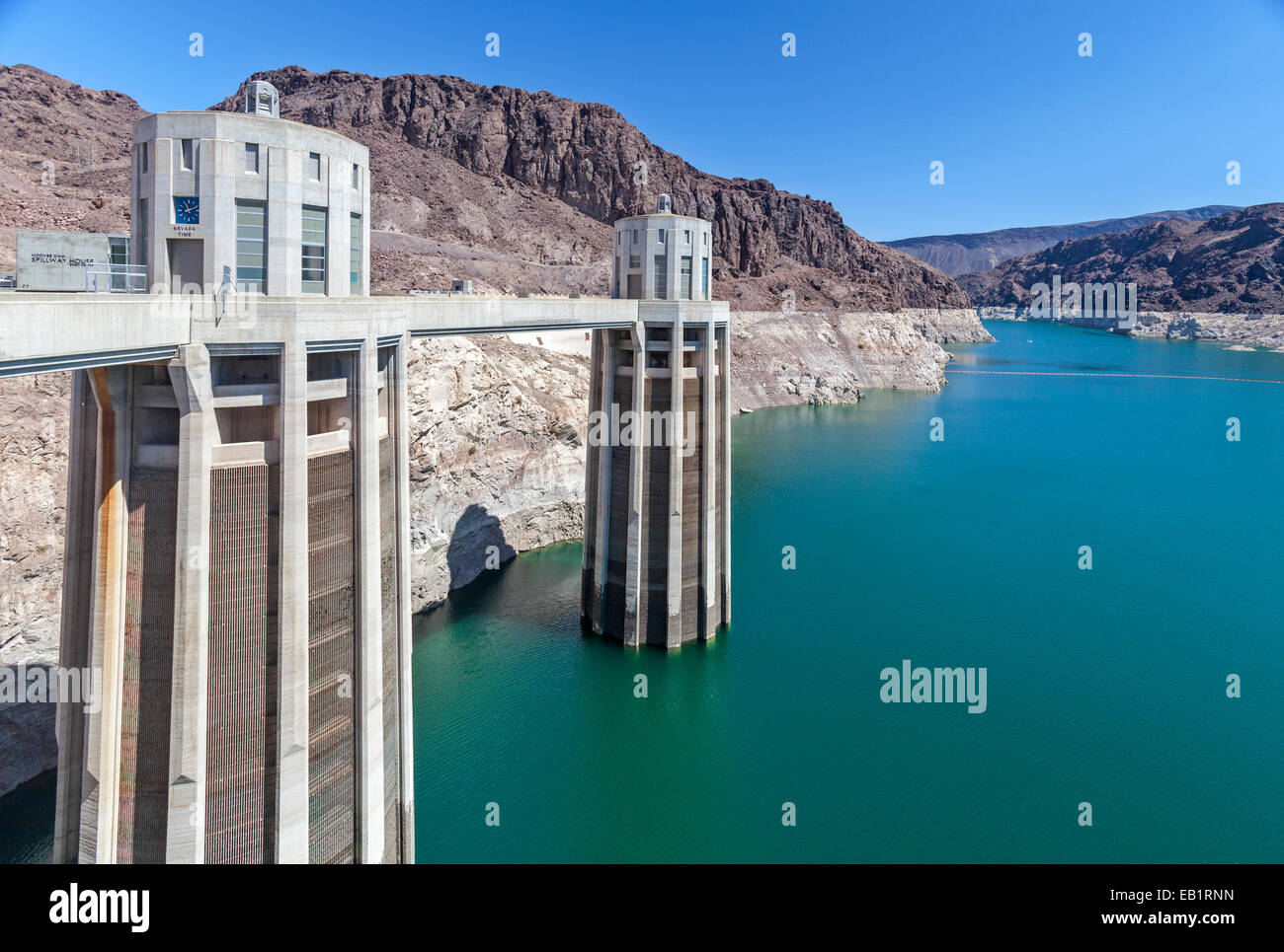 A view of Hoover Dam on the Colorado River Stock Photo - Alamy