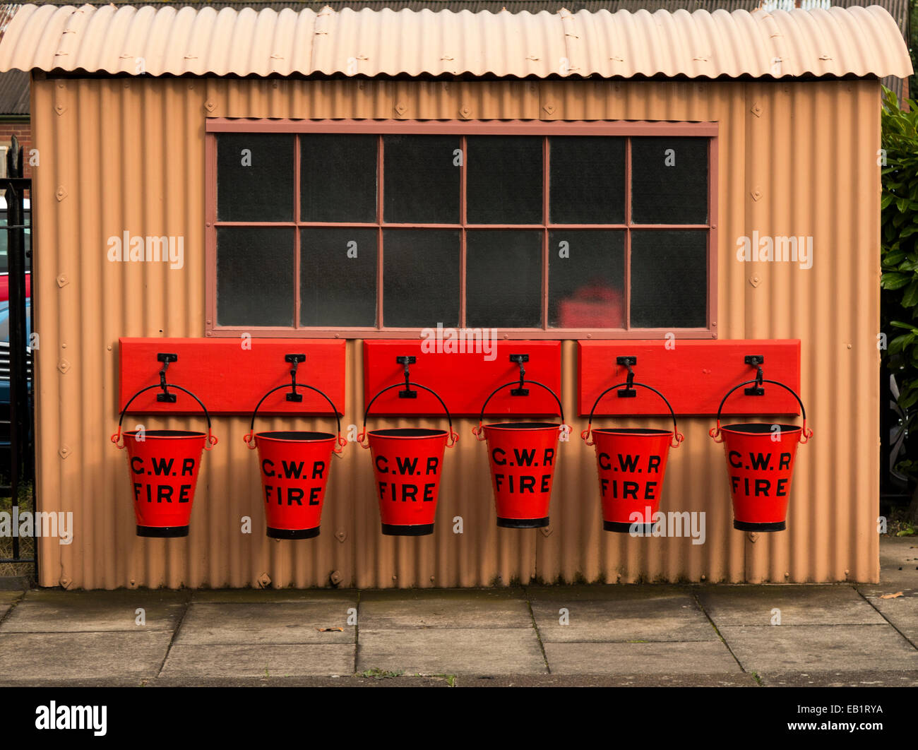 Vintage Fire Buckets High Resolution Stock Photography and Images - Alamy