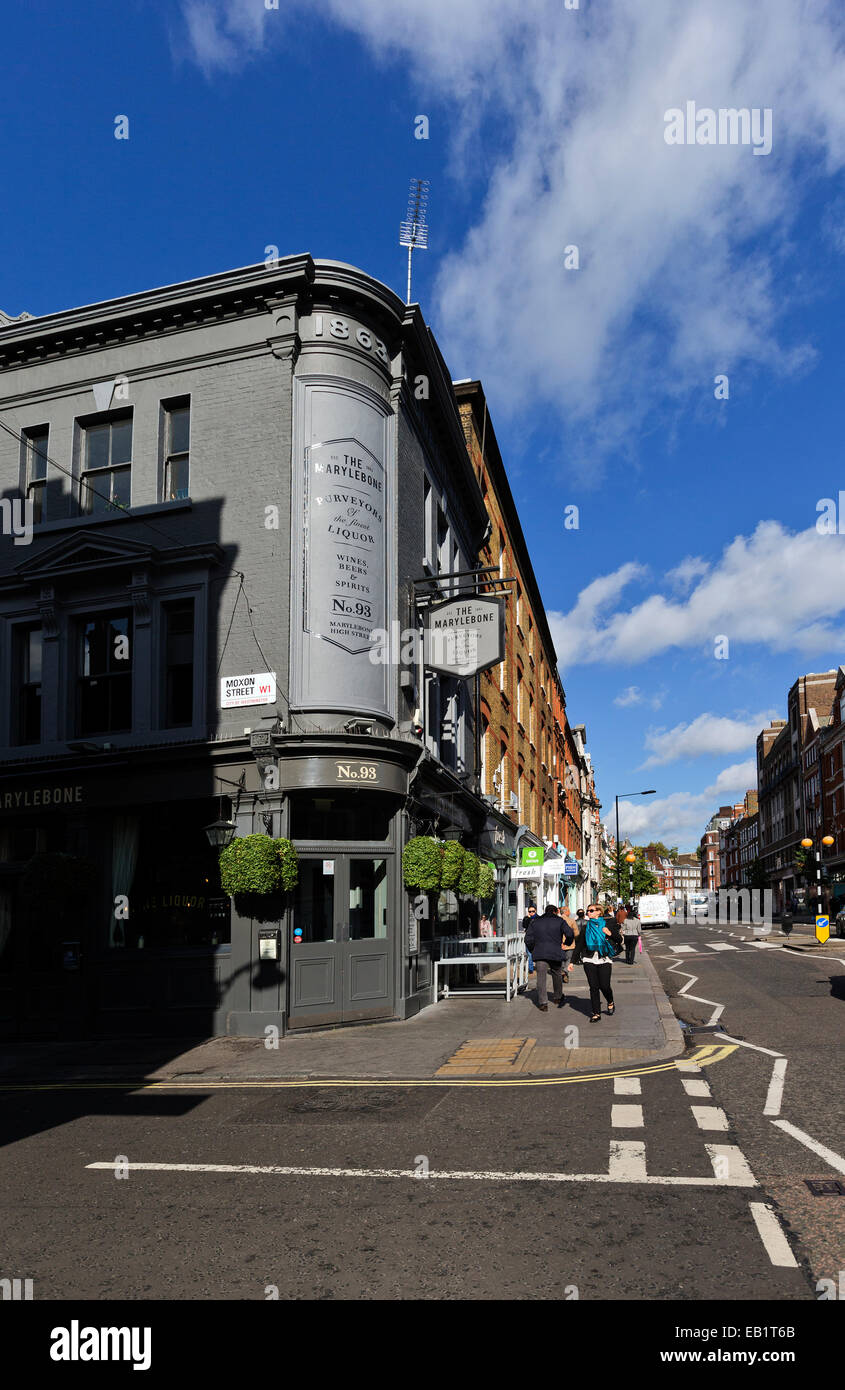 Marylebone high street london hi-res stock photography and images - Alamy
