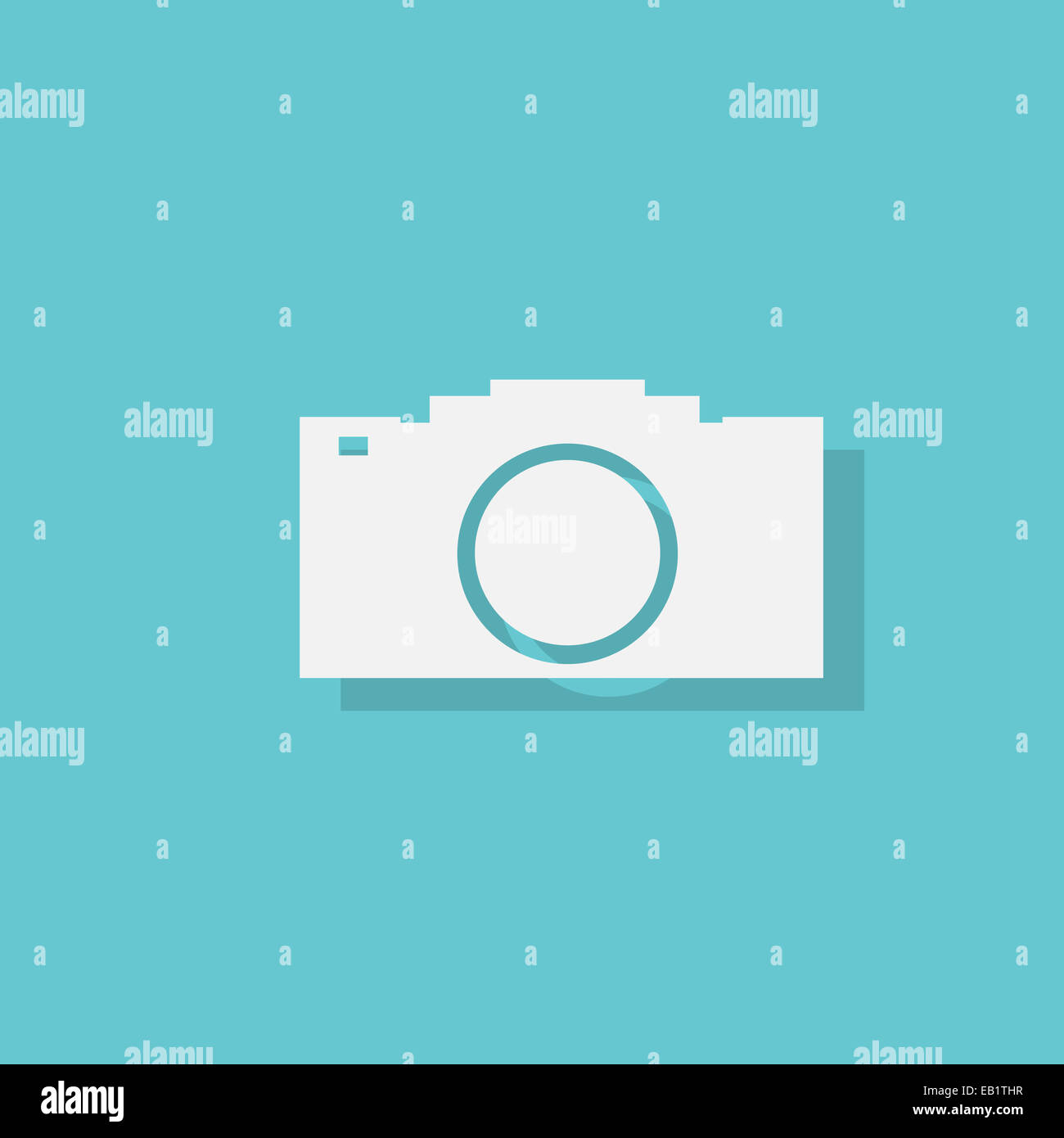 photo camera flat icon design vector Stock Photo - Alamy