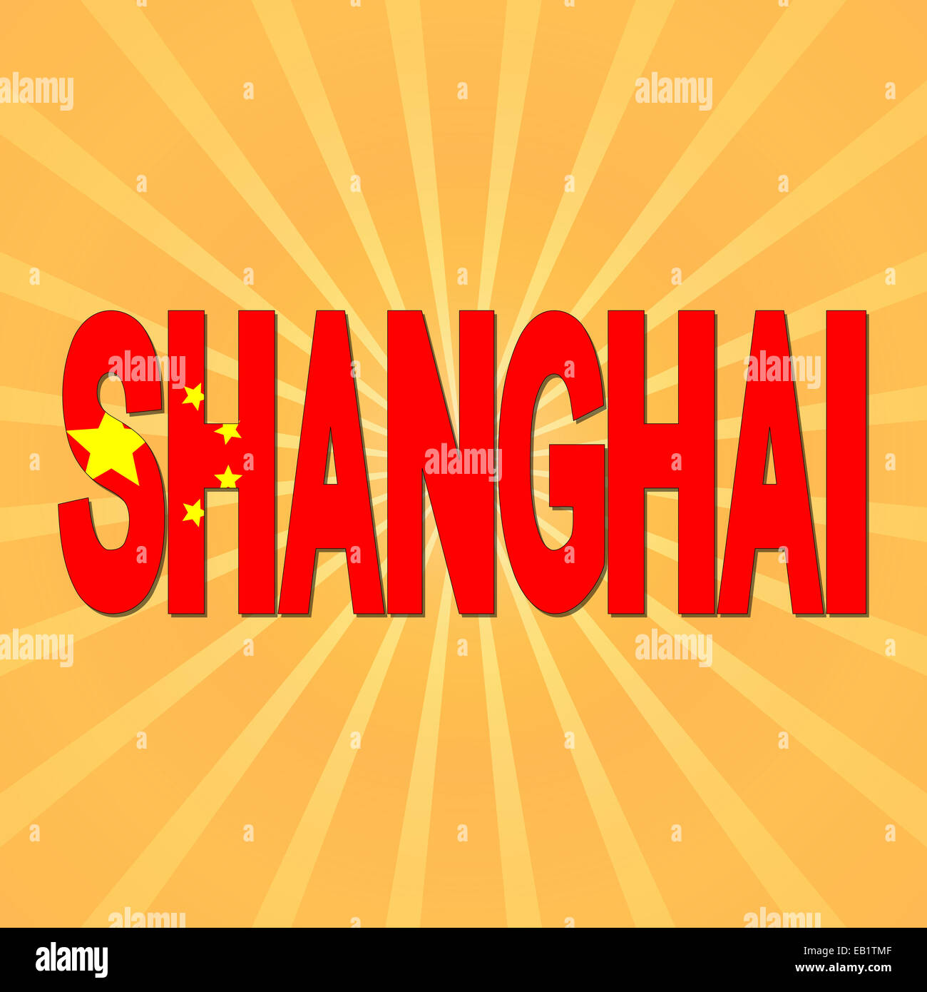Shanghai city abstract Cut Out Stock Images & Pictures - Alamy