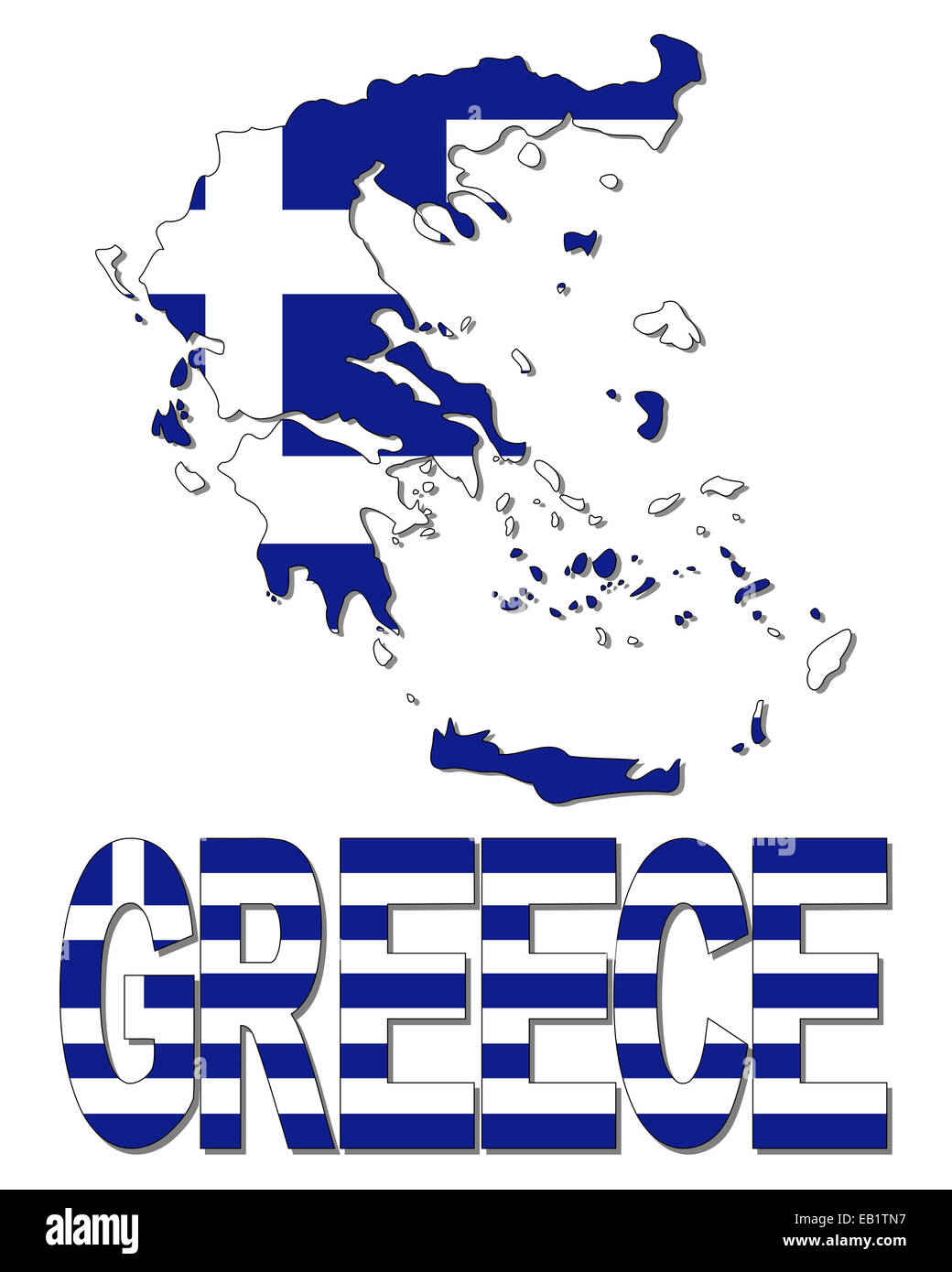 The symbol of greece Cut Out Stock Images & Pictures - Alamy