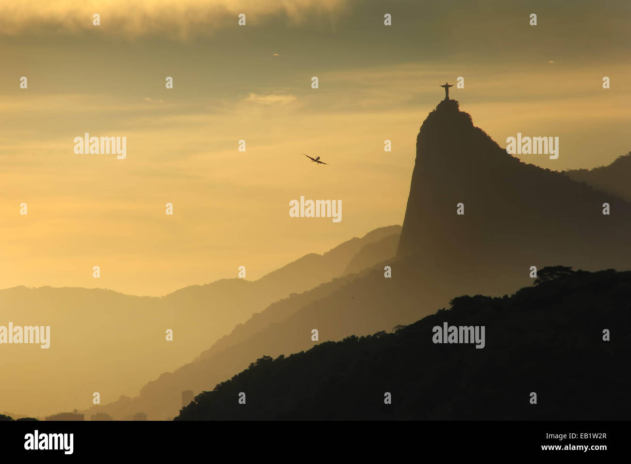 Christ redeemer sunset hi-res stock photography and images - Alamy