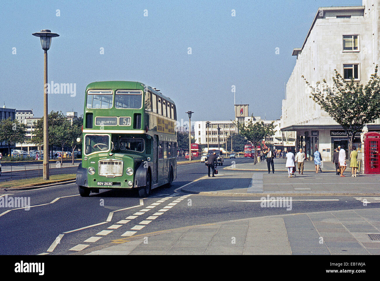 1970s bus passengers hi-res stock photography and images - Alamy