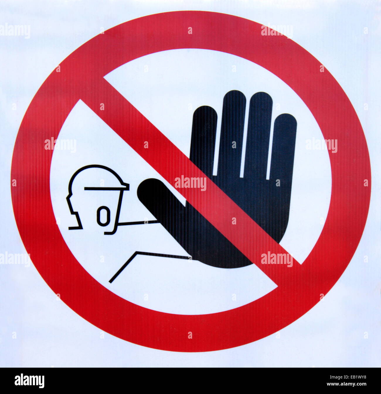 No entry hand sign hi-res stock photography and images - Alamy