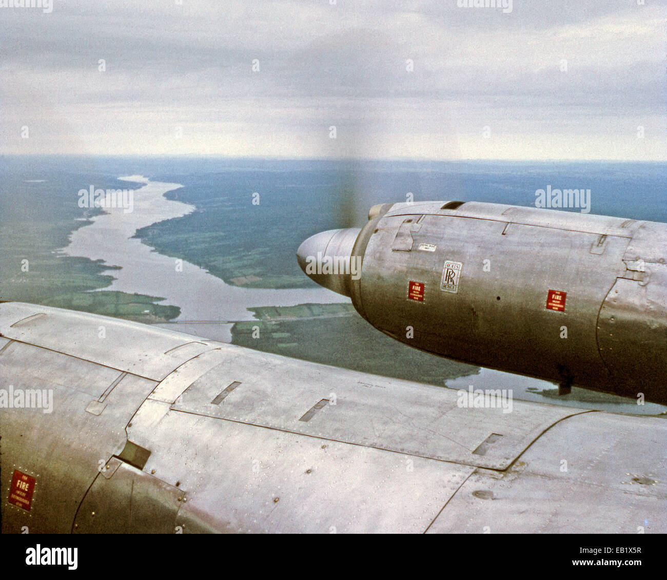 Rolls-Royce turboprop aero engines Stock Photo - Alamy