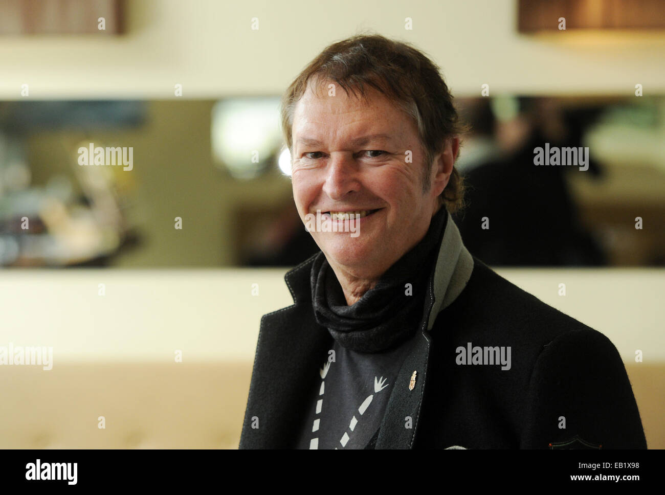 Bavarian musician Hans-Juergen Buchner from the group 'Haindling ...