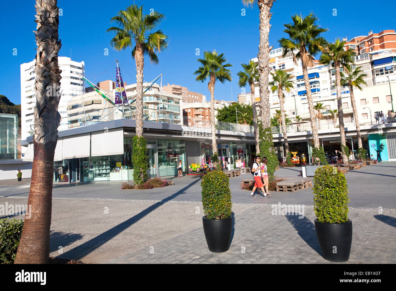 Muelle Uno Muelle Uno, A Shopping Promenade In The Port Of Malaga