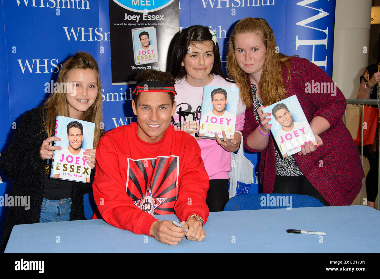Former TOWIE star Joey Essex signs copies of his debut book 'Being Reem ...