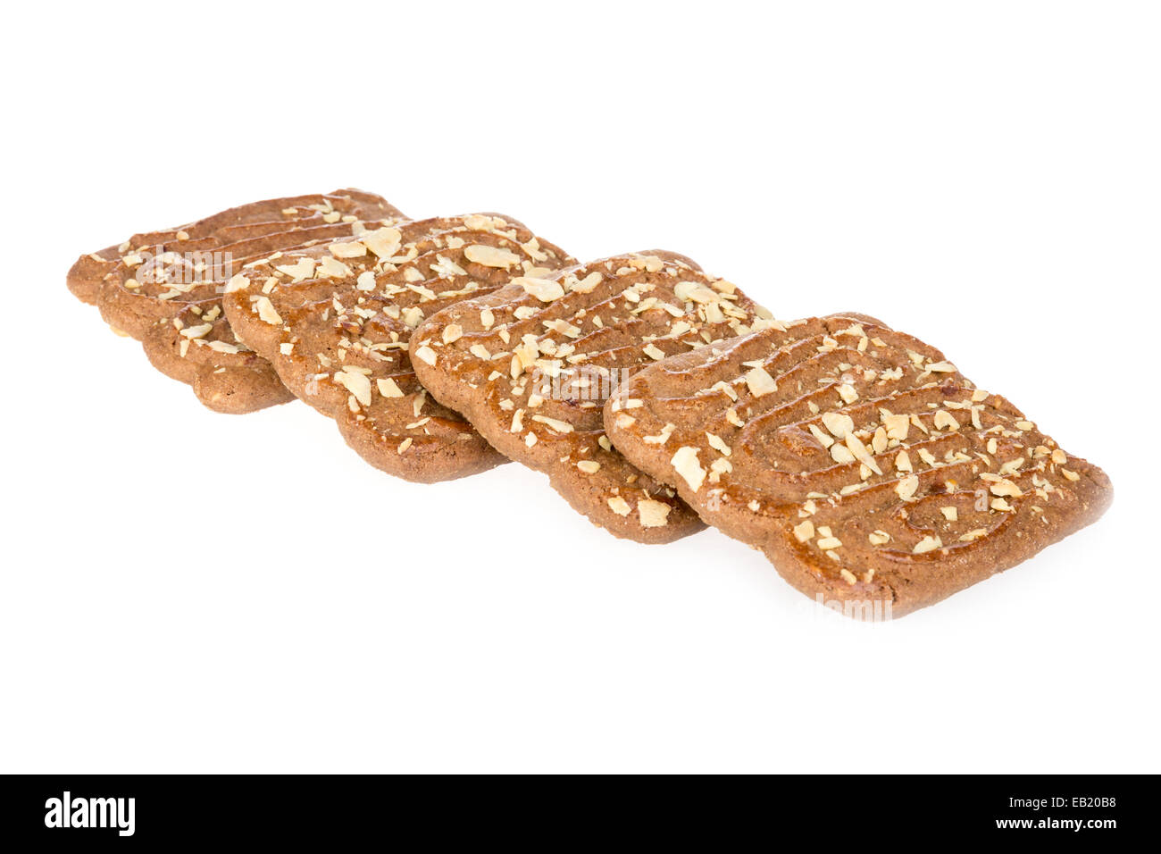 Speculaas, typical Dutch sweets over white Stock Photo - Alamy