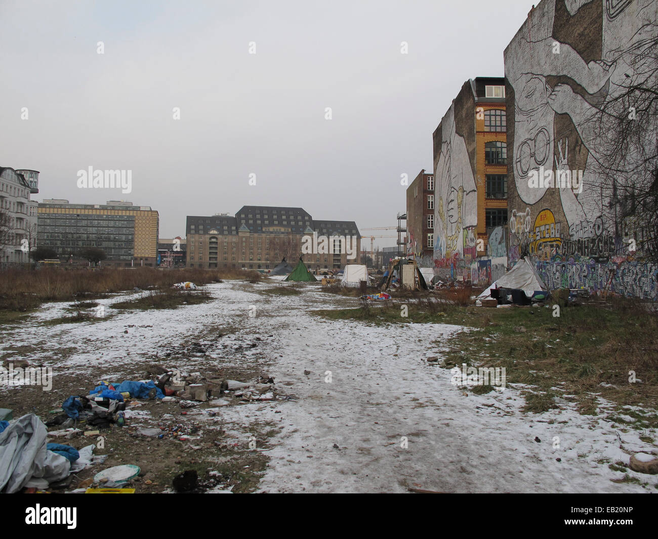 Squatters Curvy Brache Berlin Germany Stock Photo - Alamy