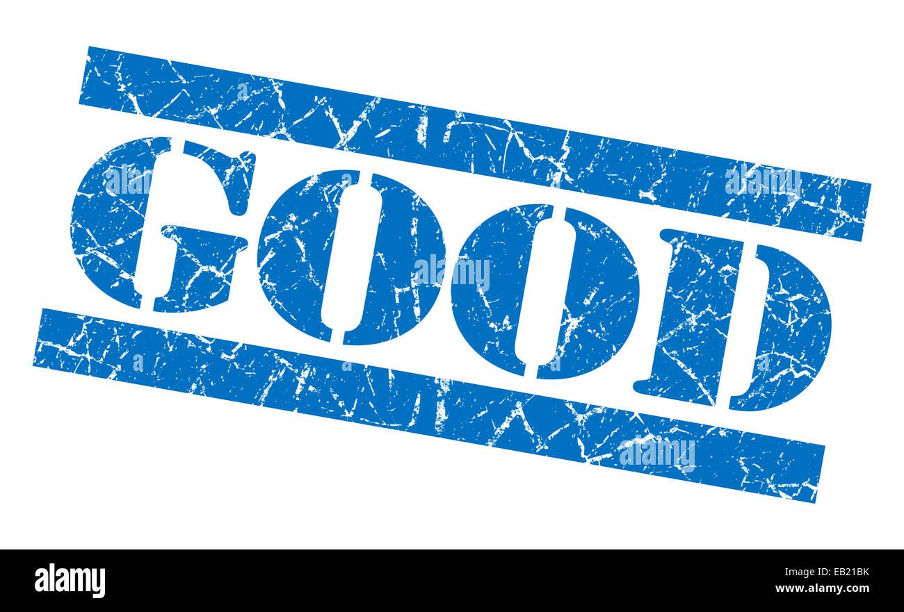 Good grunge blue stamp Stock Photo - Alamy