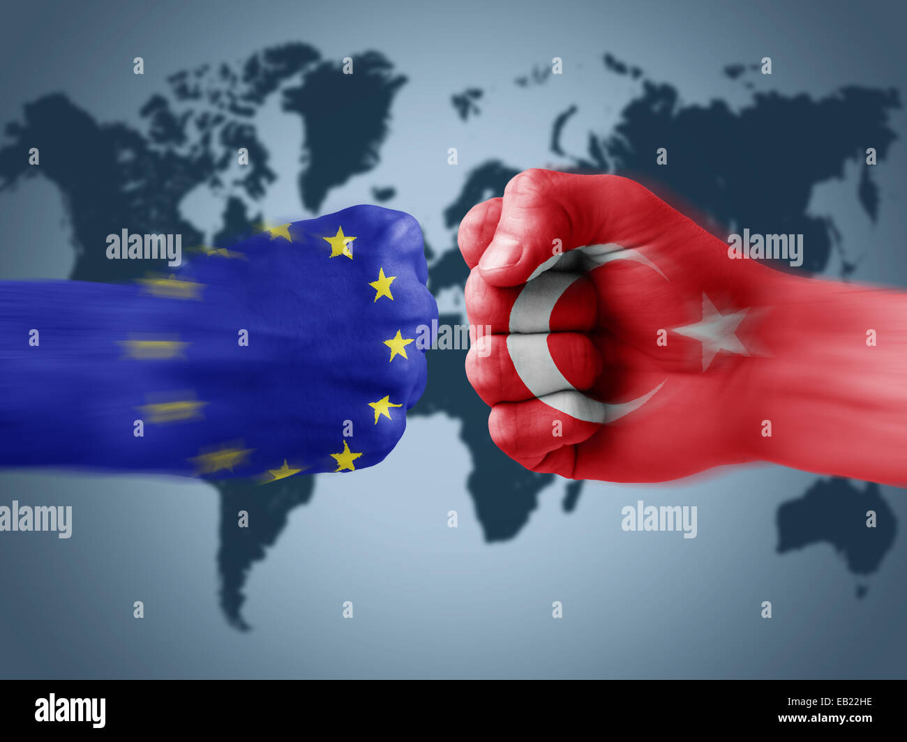 EU x Turkey Stock Photo - Alamy