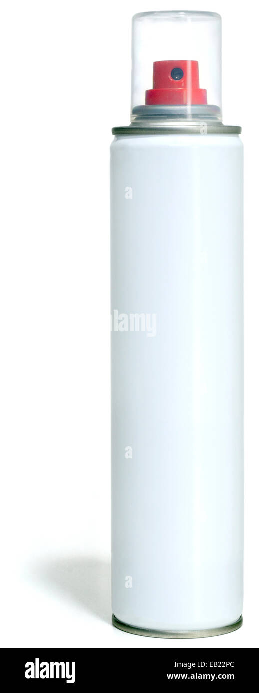 Hair spray can white plain unlabeled hi-res stock photography and ...
