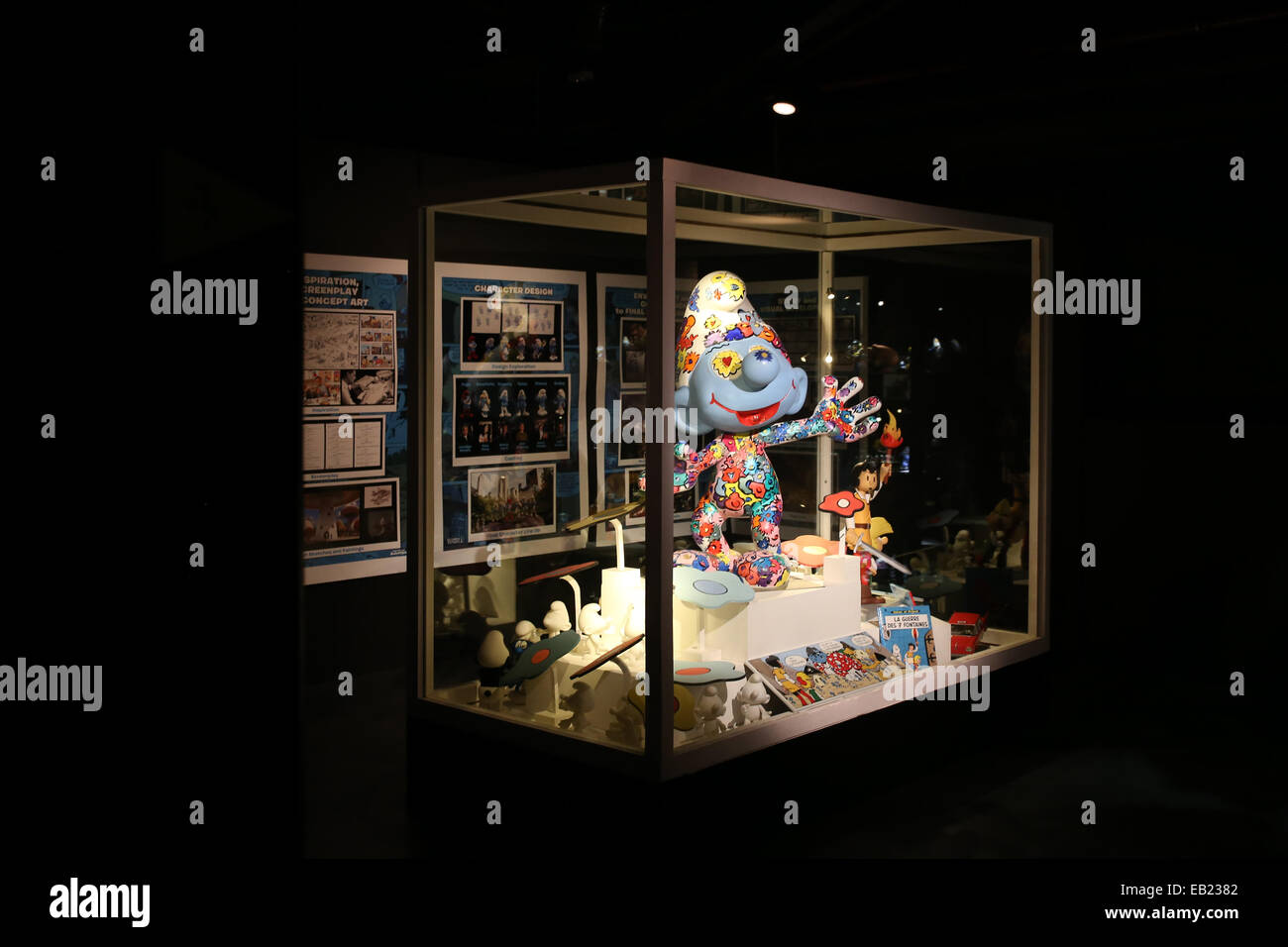 smurf inside moof museum Stock Photo - Alamy