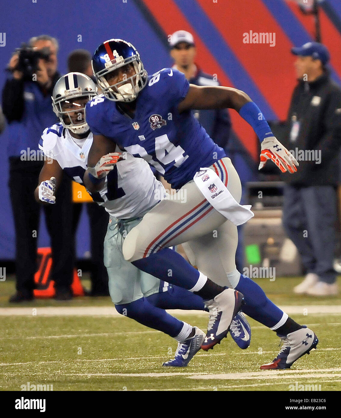 East Rutherford, New Jersey, USA. 23rd Nov, 2014. Giants' tight end ...