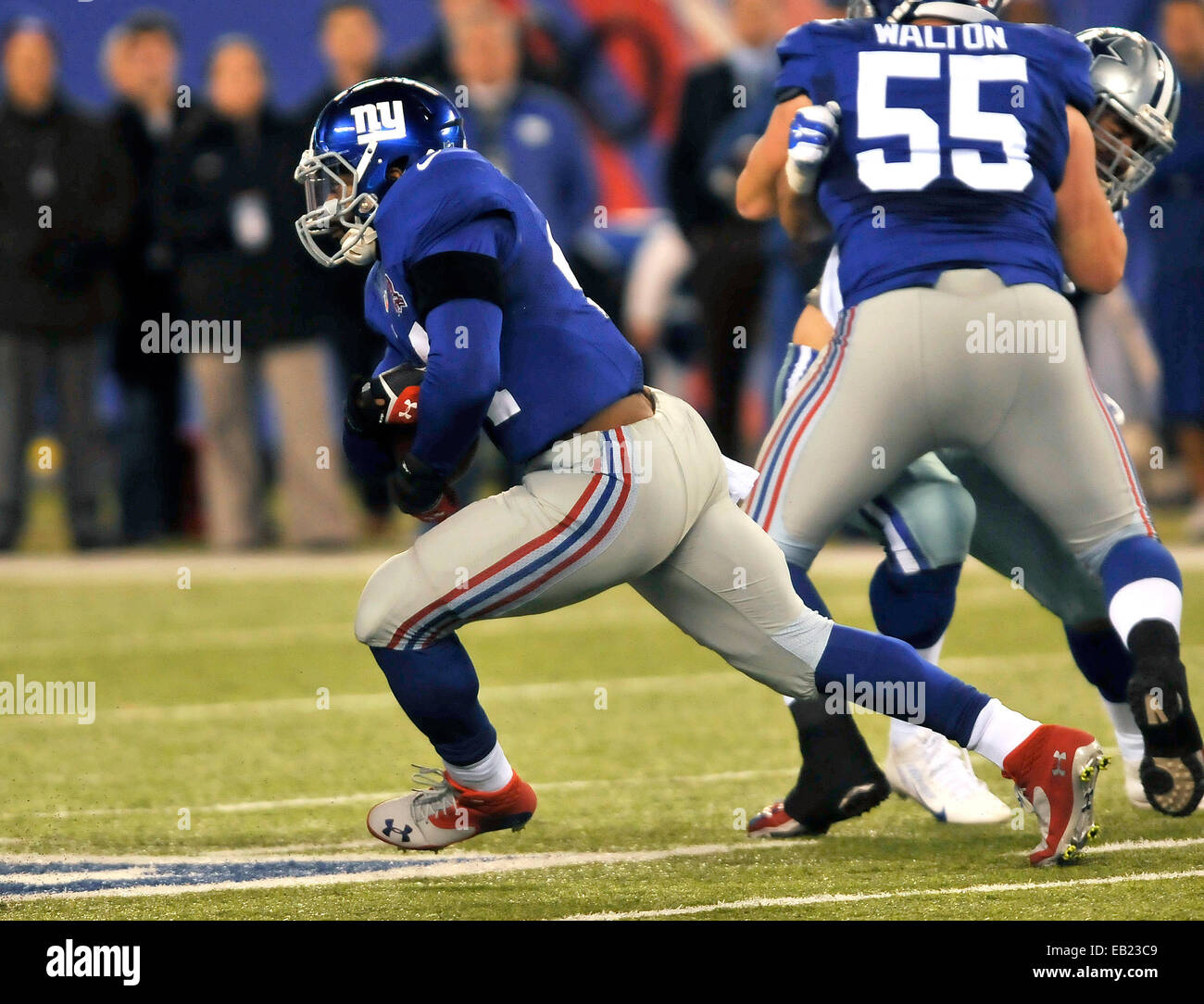 East Rutherford, New Jersey, USA. 23rd Nov, 2014. Giants' running back ...