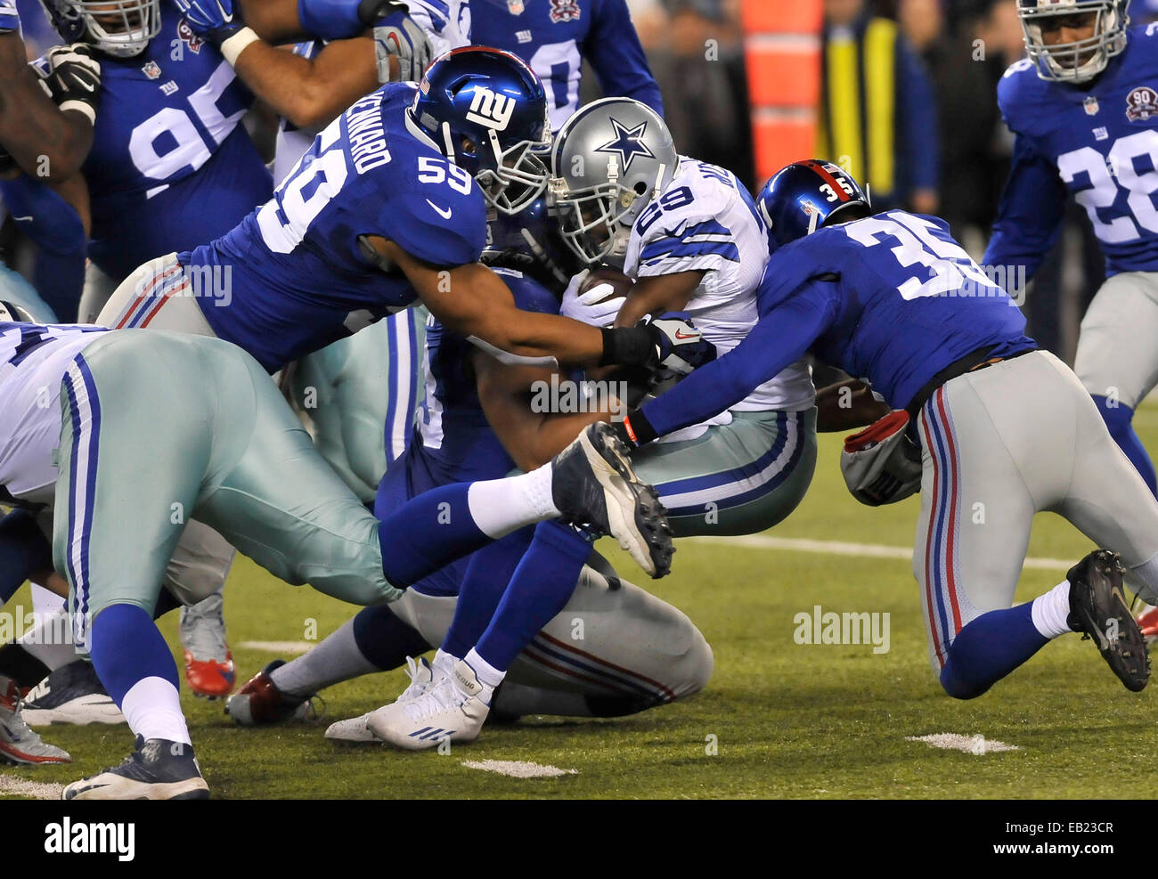 East Rutherford, New Jersey, USA. 23rd Nov, 2014. Cowboys' running back ...