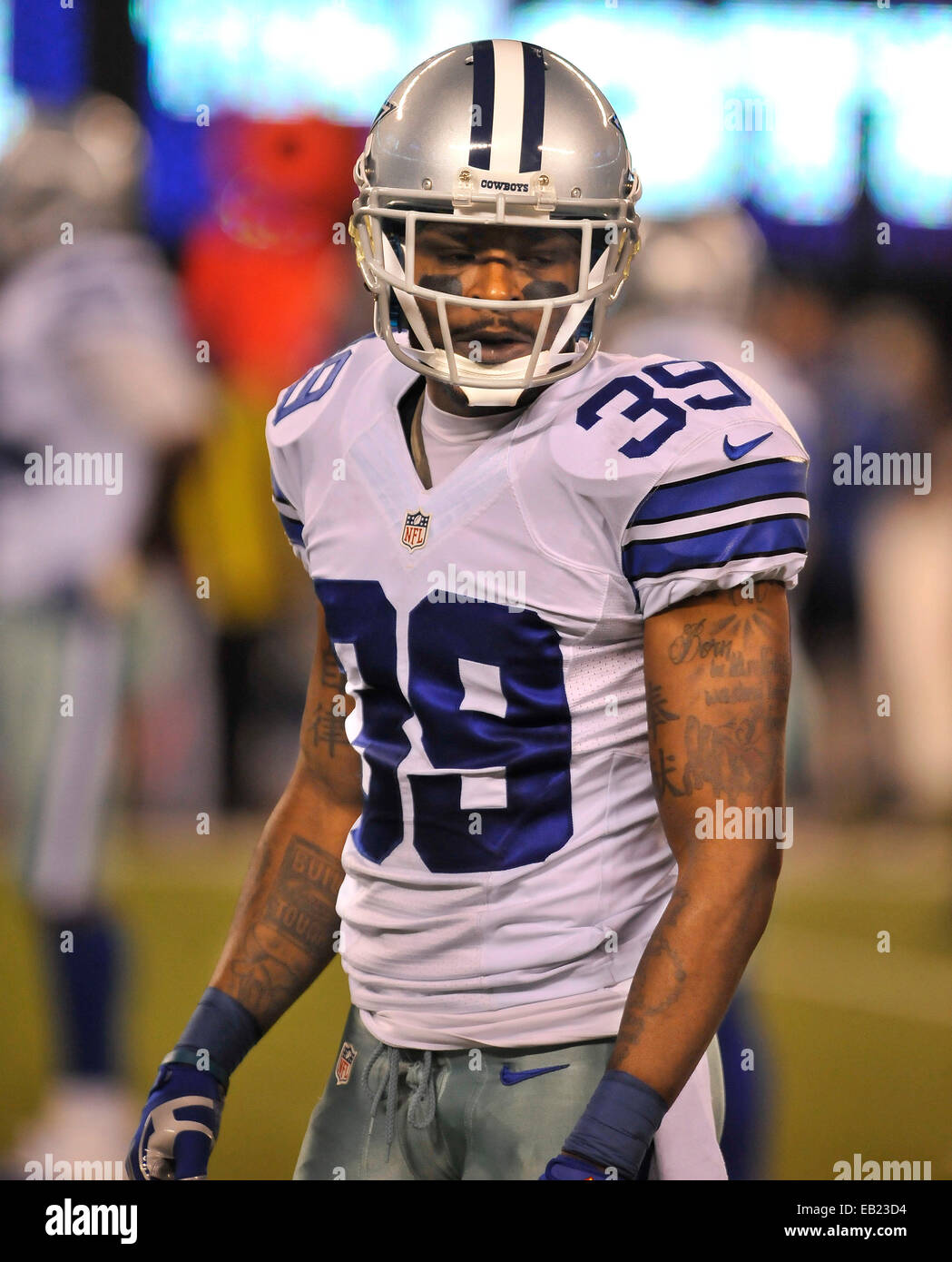 East Rutherford, New Jersey, USA. 23rd Nov, 2014. Cowboys' corner back ...